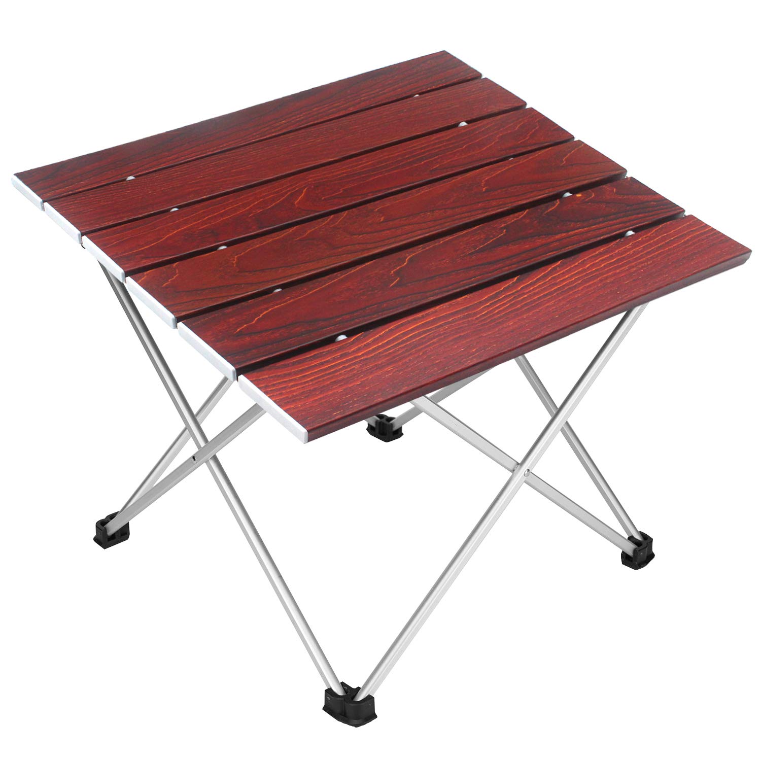 souyos Portable Folding Camping Table,Ultralight Aluminum Table Compact Camp Table with Carry Bag for Outdoor,Picnic,Festival,Beach,Cooking,Home Use (Mediuml(22'' x 6'' x 2.5''))