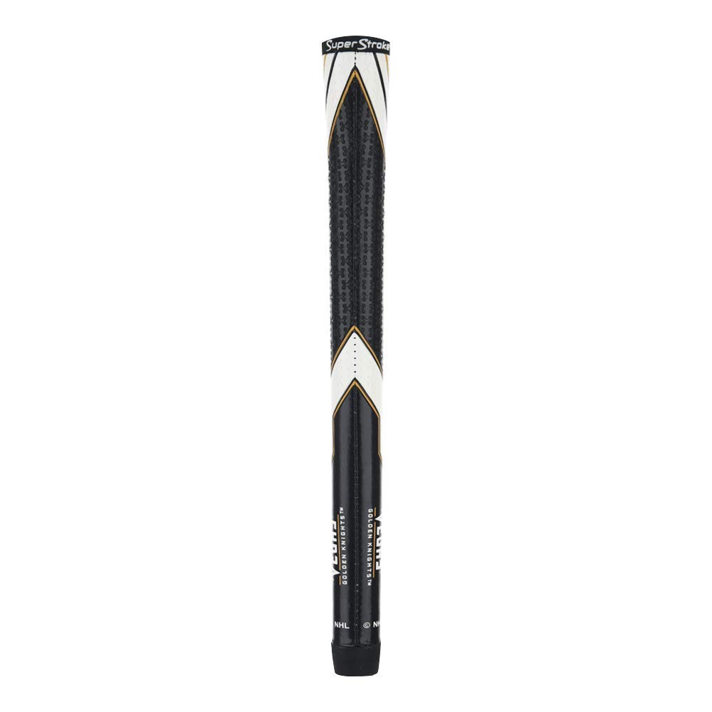 SuperStroke NHL Traxion Tour Golf Club Grip, Las Vegas Golden Knights (Standard) | Improves Feedback and Tackiness | Reduces Taper to Minimize Grip Pressure | Polyurethane Outer Layer