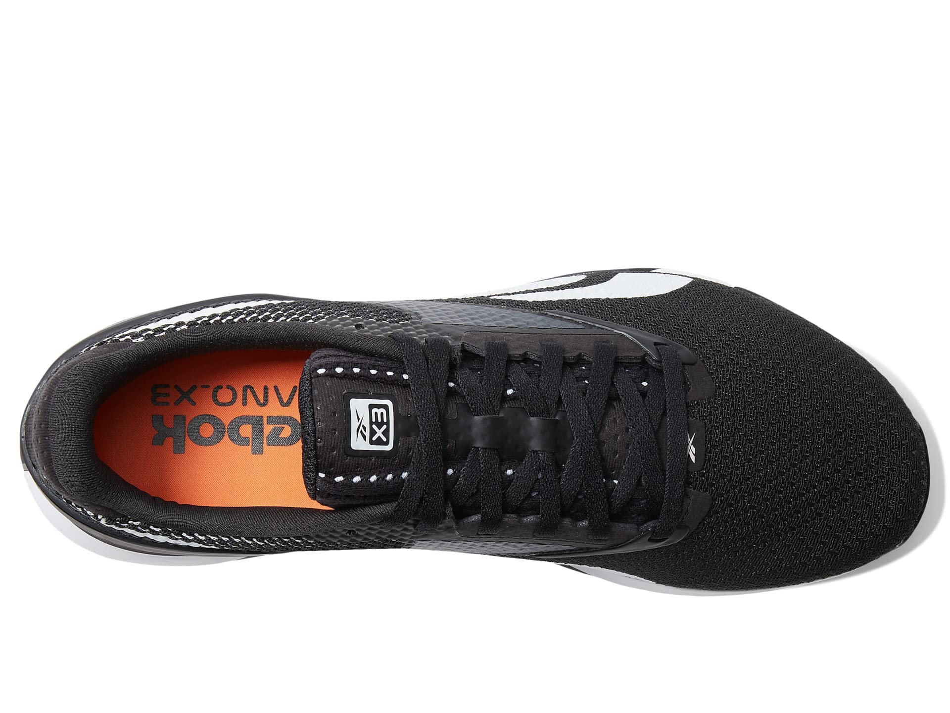 Reebok Unisex Nano X3 Cross Trainer, Black/White/Smash Orange, 8 US Men