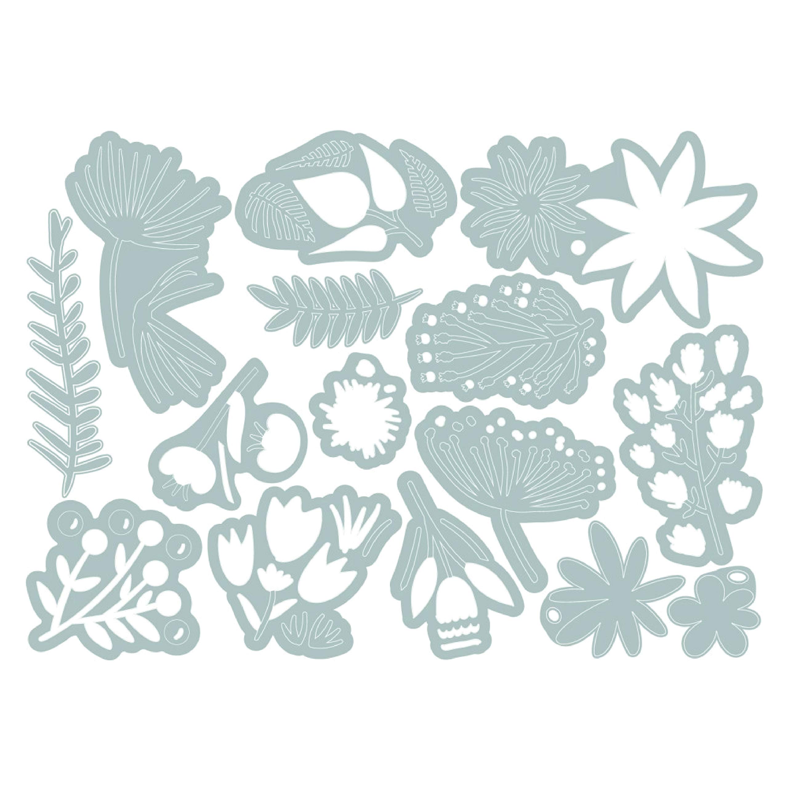 Sizzix Thinlits Die Set 15PK - Funky Floral #3