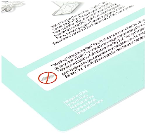 Sizzix, One Size Big Shot Plus Standard Adapter Pad A 660584, Multi Color