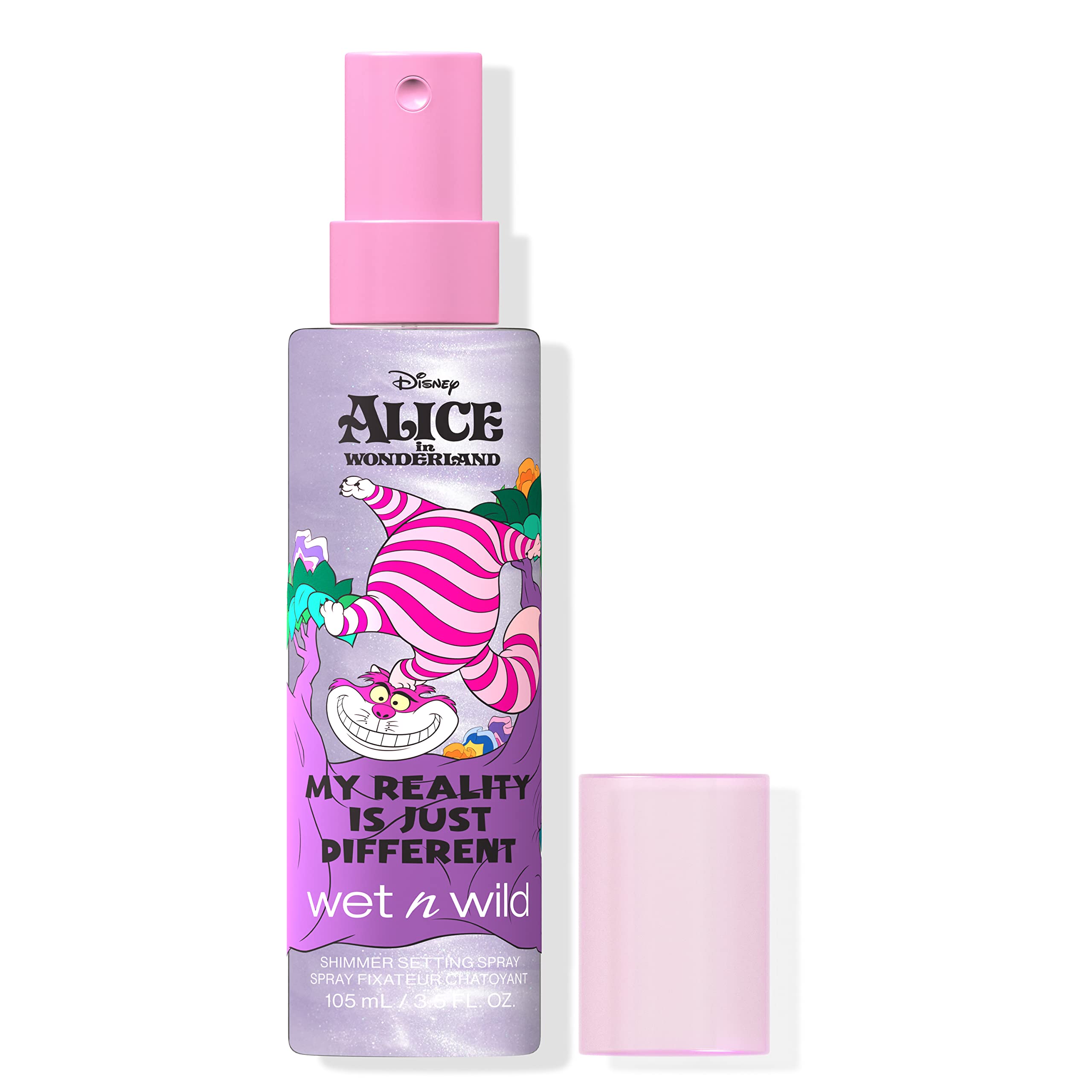 wet n wild My Reality Is Just Different Shimmer Setting Spray Alice In Wonderland Collection