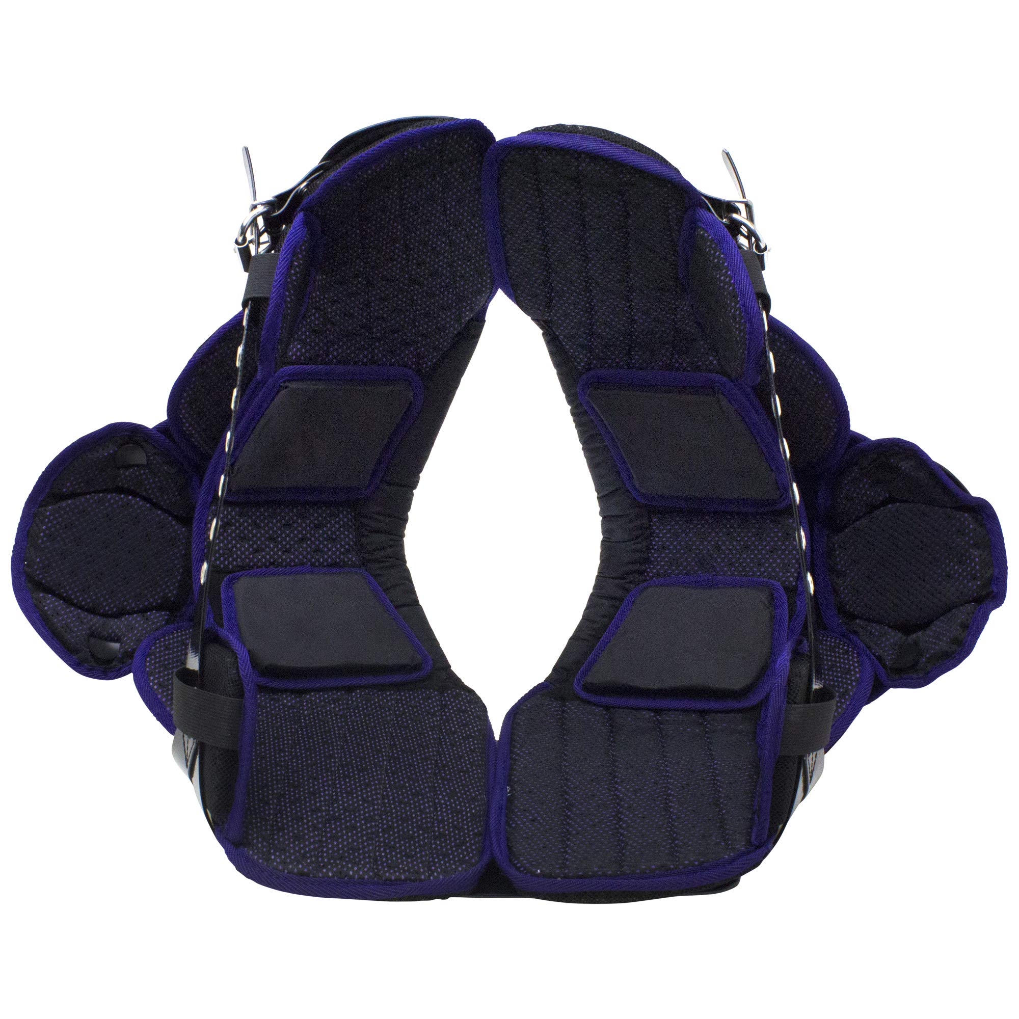 Schutt O2 Maxx Shoulder Pads, QB/WR, Football, Black, Medium