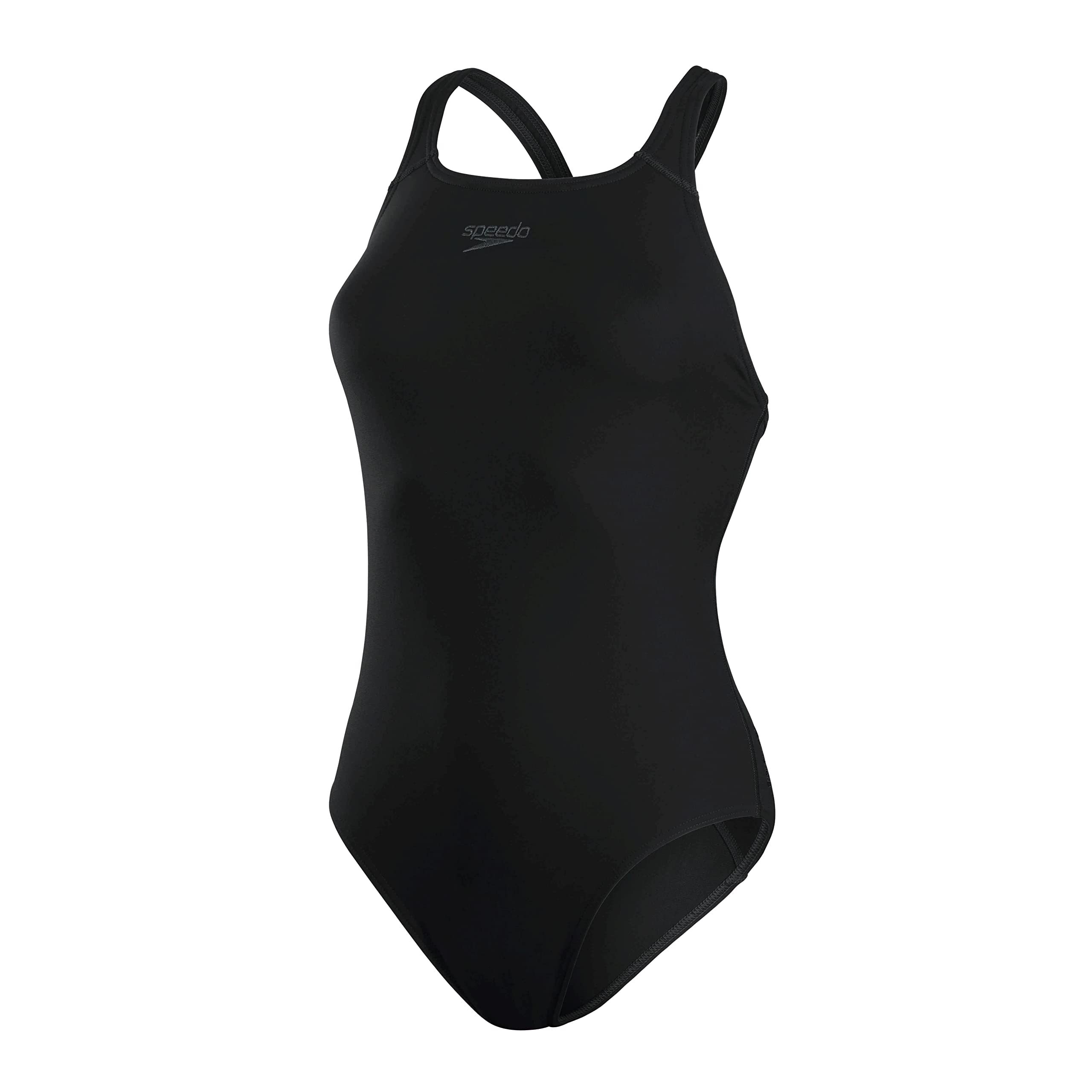 Speedo Essential Endurance+ Medalist Womens Swimsuit UK 8 Reg Black