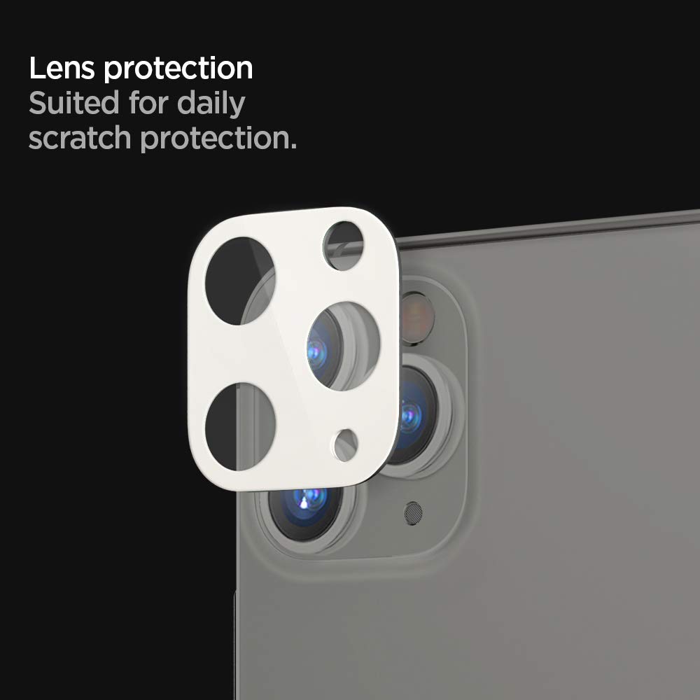 Spigen Camera Lens Screen Protector [GlasTR Optik] designed for iPhone 11 Pro/iPhone 11 Pro Max - Midnight Green [2 Pack]