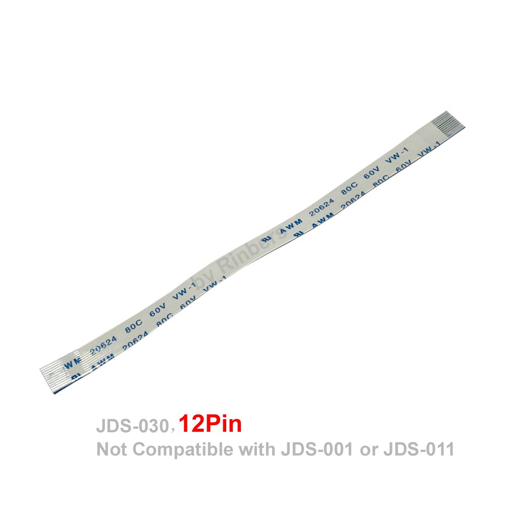 Rinbers® USB Charging Port Charger Socket Circuit Board JDS-050 FJDS-055 for Sony PlayStation PS4 5th Gen Controller with 12 Pin Cable