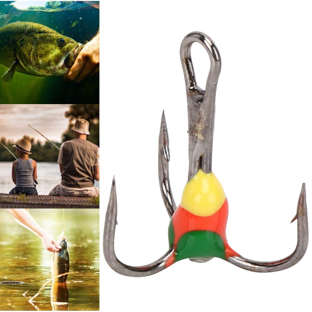 Yuuloo Multifunction Convenient 2set Fish Hook Reusable Incisive Lure Bait Barbed Hooks Kit Accessories Fishing Tools Easy to Clean(1)