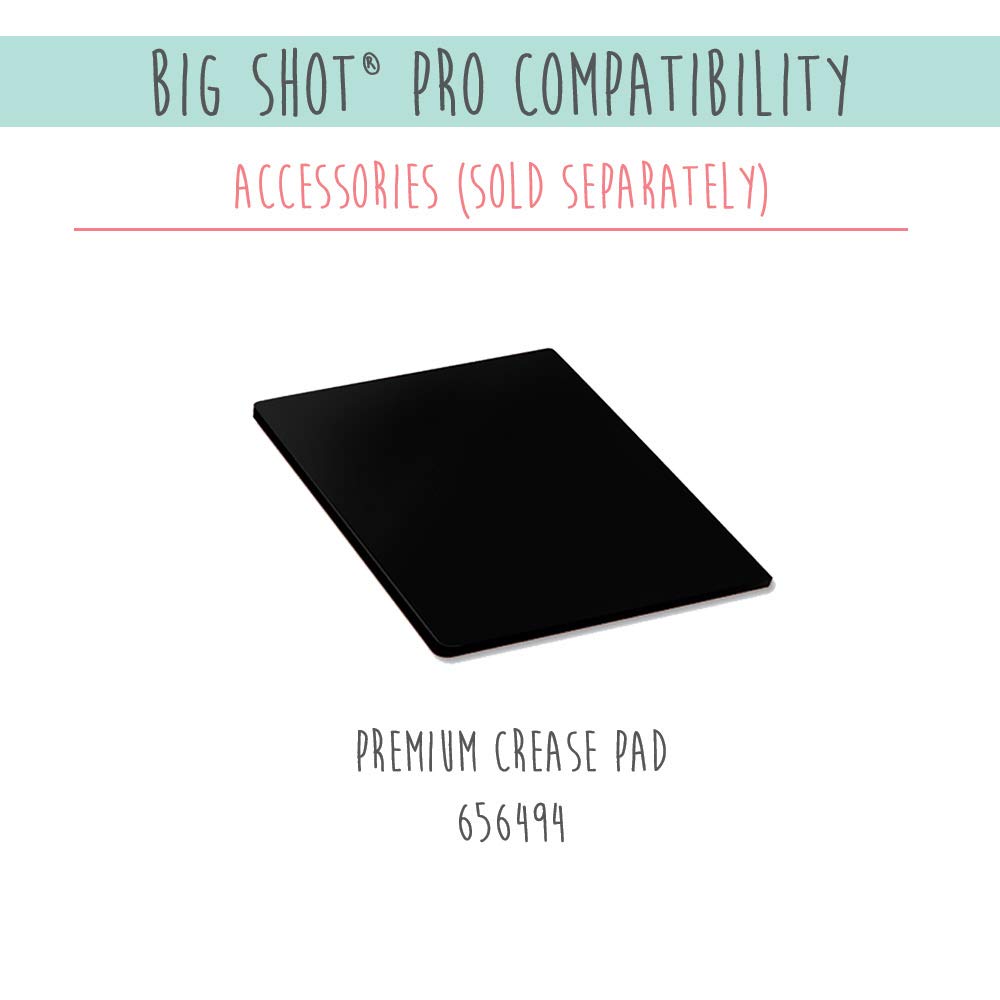 Sizzix 660550 Industrial Strength Die Cutting & Embossing Machine for Arts & Crafts, Scrapbooking & Cardmaking, 13” Opening, Big Shot Pro with Extended Accessories