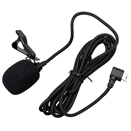 Timemall Action Camera Accessories Condenser Microphone with Tie Clip for SJCAM SJ7 / SJ6 / SJ360, Quality