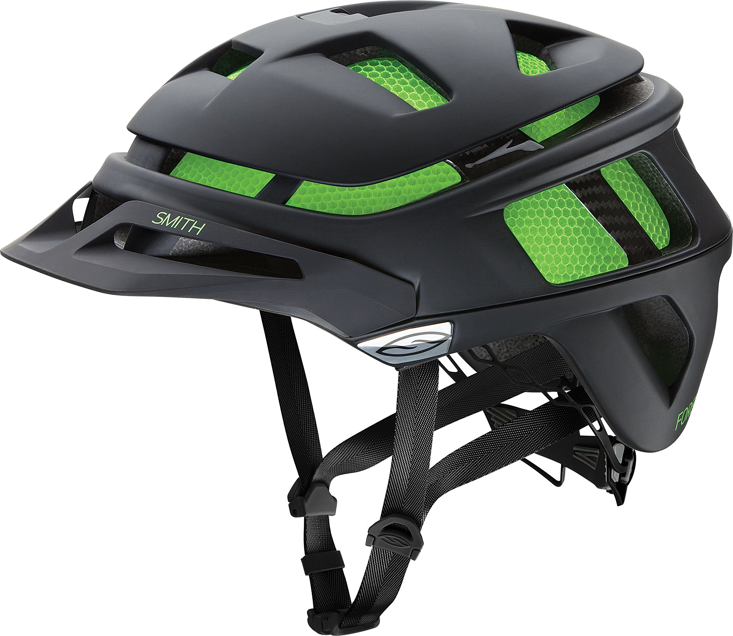 Smith Optics Forefront Adult MTB Cycling Helmet - Matte Black/Small