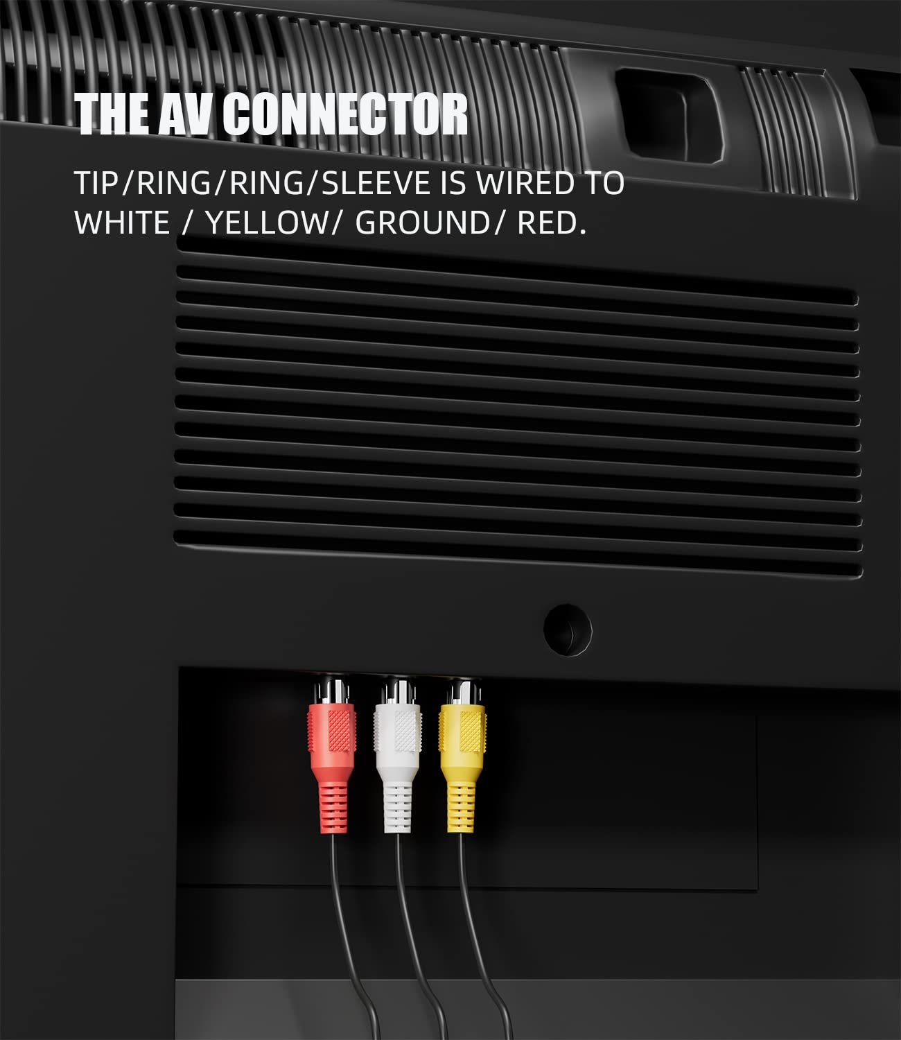 SNLLMZI Av Cable,Camcorder Av Cable, 3.5mm to RCA Camcorder Handycam AV Audio Video Output Cable for TV,Camcorder,Smartphones,MP3, Tablets,Speakers,Home Theater - 5ft