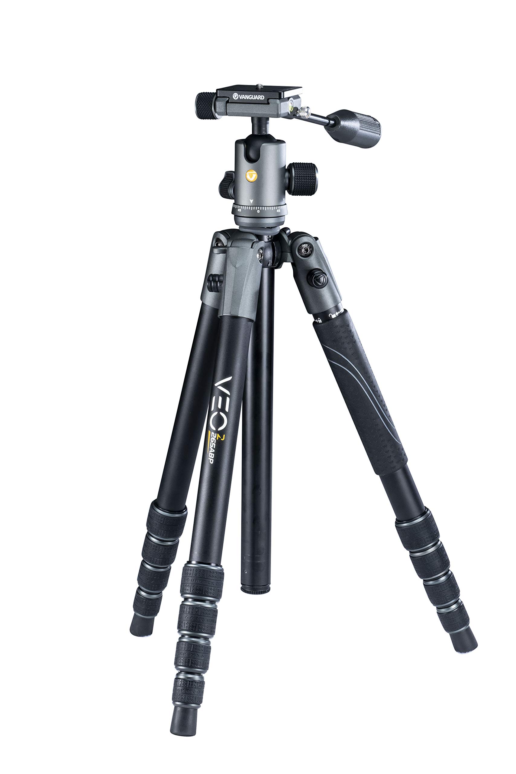 Vanguard VEO 2X 265ABP 4 in 1 Travel Tripod, Monopod, Ball Head with Removeable Pan Handle - 26 mm, Aluminum