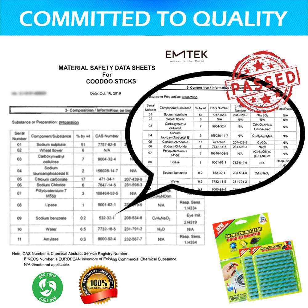Toilet Cleaner Drain Sticks Sink Deodorizer(24 Pack), Bathroom Toilet Tank Cleaner, Organic Enzyme Automatic Drain Cleaner, No Pungent Smell, Unscent