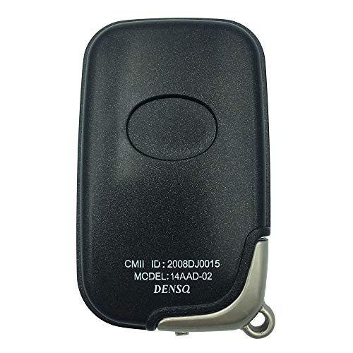 Replacement Key Fob Shell for Lexus ES350 GS350 GS450h IS250 IS350 LS460 GS300 IS250 IS350 Keyless Entry Remote Car Smart Key Case Button Pad Cover with Uncut Blade Blank