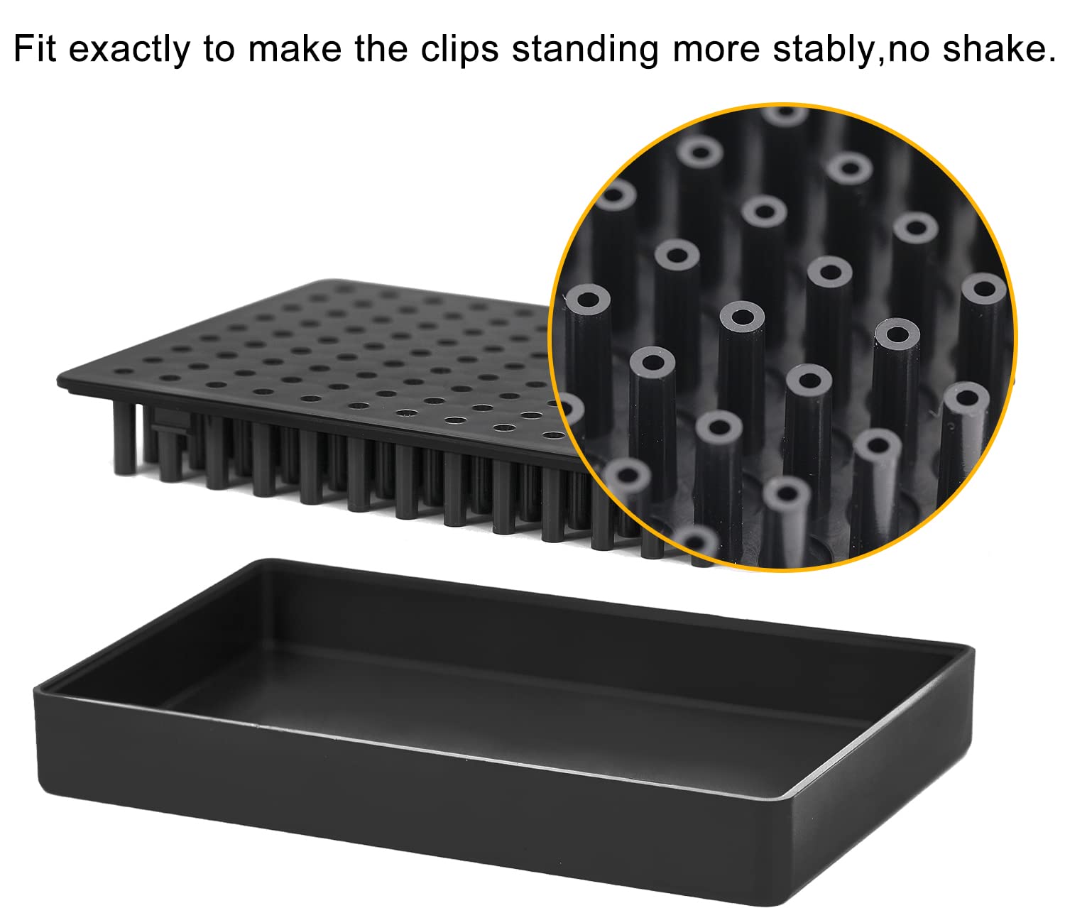 Yocoolfun Model Painting Stand Base Holder and 10PCS Bendable Alligator Clip Sticks Set with Lager Clips,Miniature Model Holder for Painting, Airbrush Hobby Tools Accessories Holder Stand