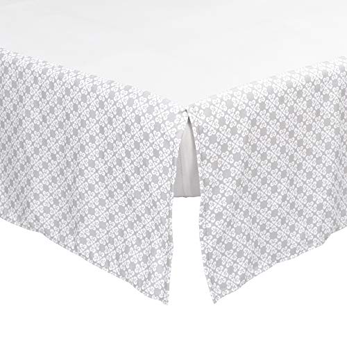 The Peanutshell Princess Crib Bedding Set for Baby Girls | 3 Piece Pink & Grey Nursery Set | Crib Comforter, Fitted Crib Sheet, Crib Skirt Included