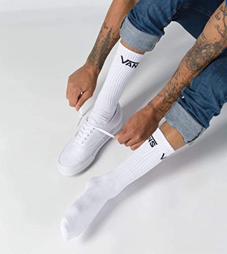 Vans Classic Crew Checkerboard Socks 3 Pack Men's , White, 6.5-9
