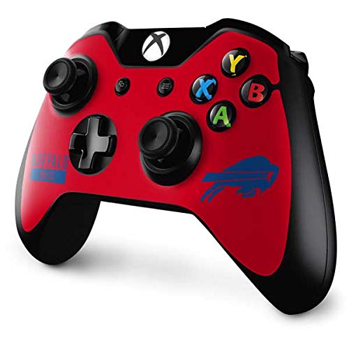 Skinit Decal Gaming Skin Compatible with Xbox One Controller - Officially Licensed NFL Buffalo Bills Red Performance Series Design