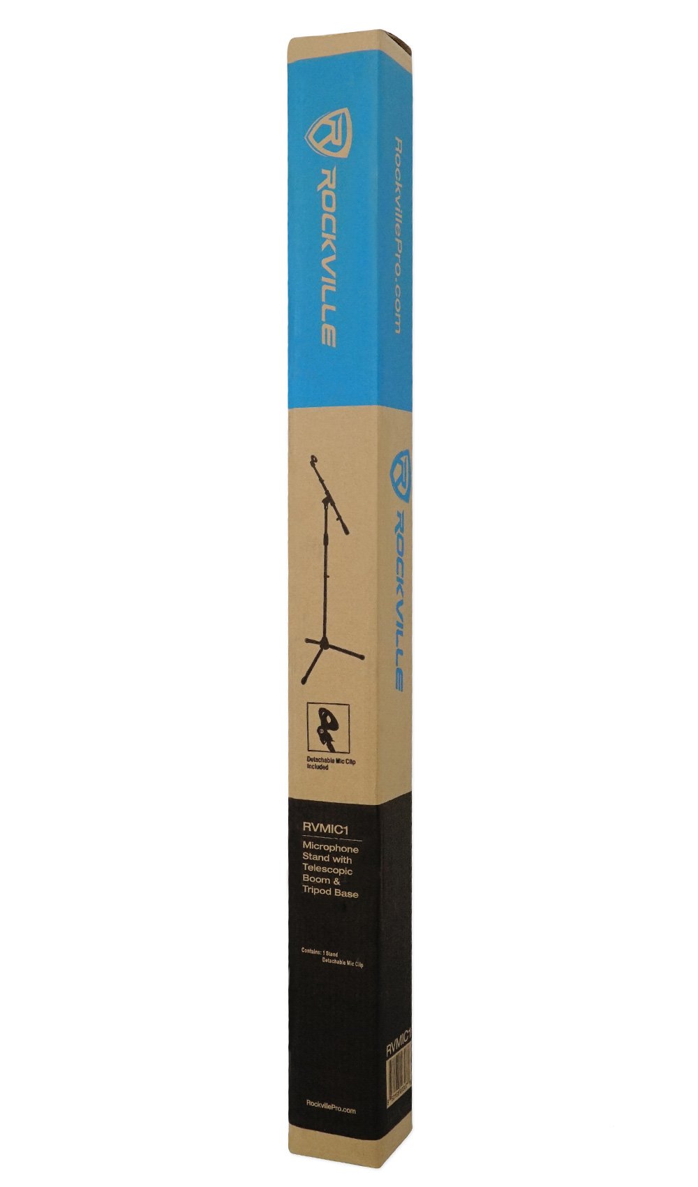 Rockville RVMIC1 Microphone Mic Stand With Boom & Tripod Base (Amazing Quality!)