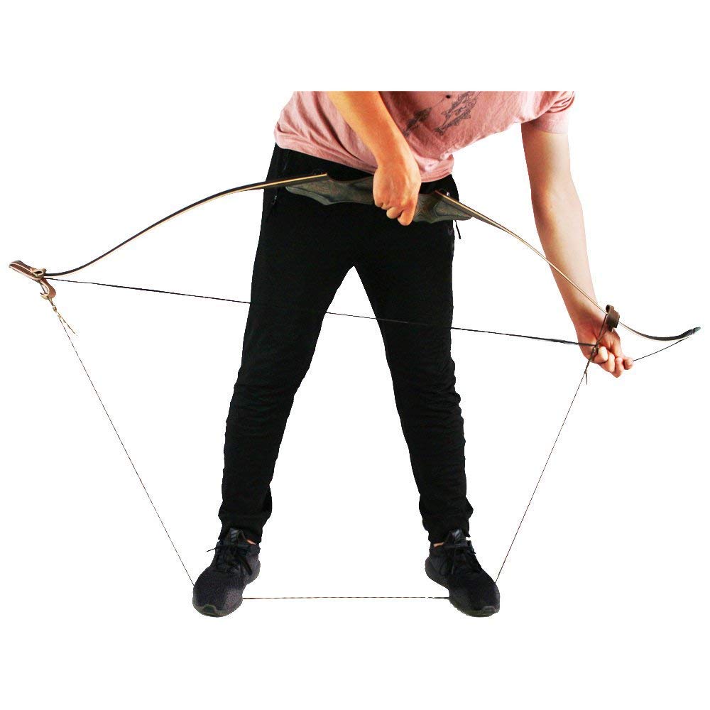 SinoArt 58" Takedown Recurve Bow Bamboo Limbs Archery Right and Left Handed Riser Bow for Hunting Target Shooting 25-65Lbs(40Lbs, Left Hand)