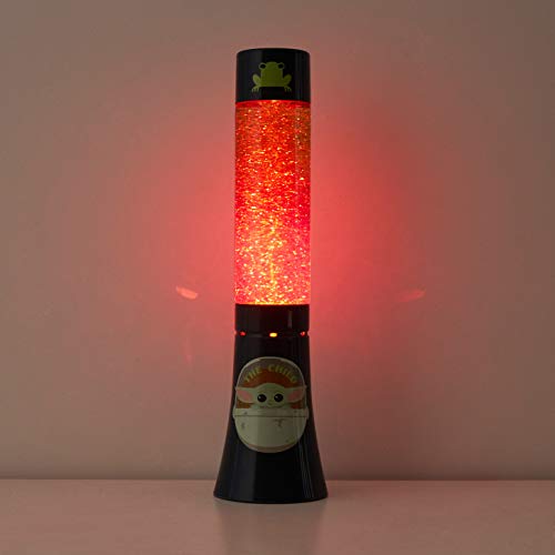 Star Wars: The Mandalorian, Featuring The Child, Glitter Light Up Volcano Lamp