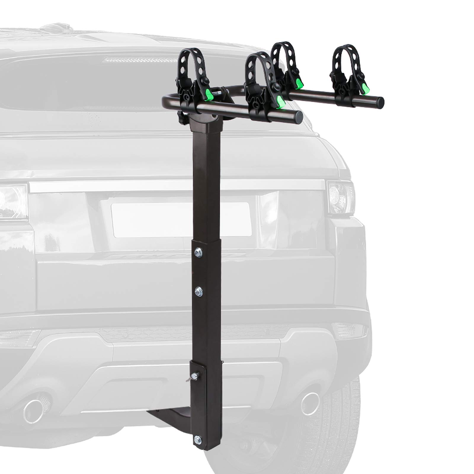STEGODON 2 Bike Hitch Rack 2'' Hitch Receiver Heavy Duty Bicycle Carrier Racks Hitch Mount Double Foldable Rack for Cars, Trucks, SUV,Hatchback RV,Tow Hitch and Minivans