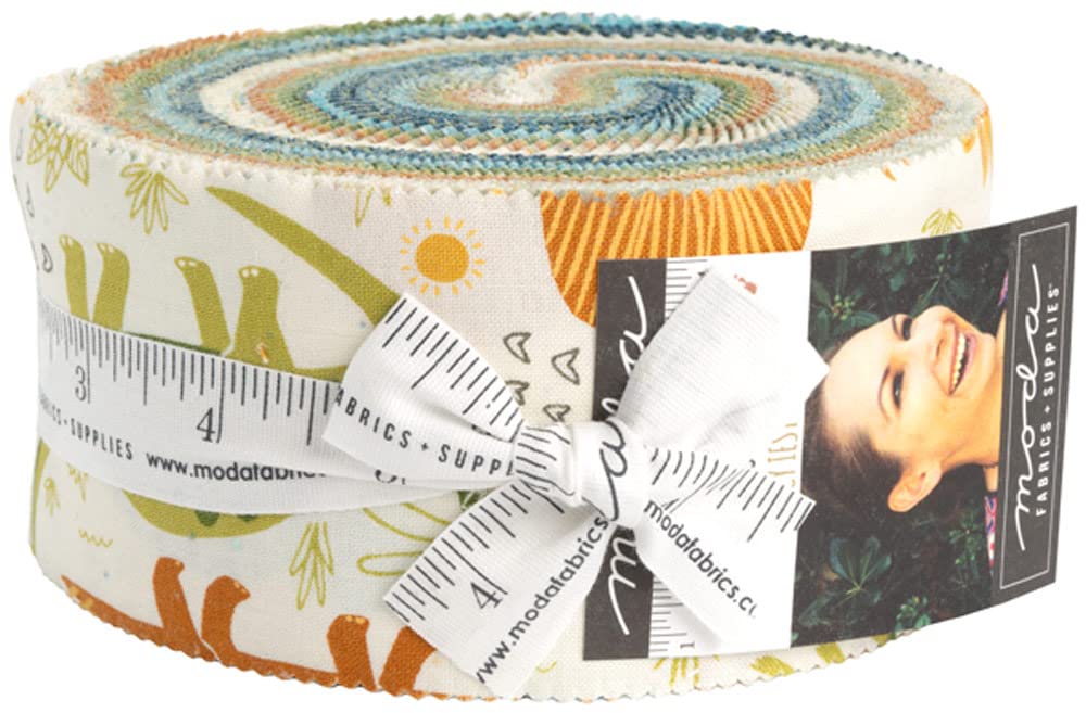 Stacy Iest HSU Stomp Stomp Roar Jelly Roll 40 2.5-inch Strips Moda Fabrics 20820JR