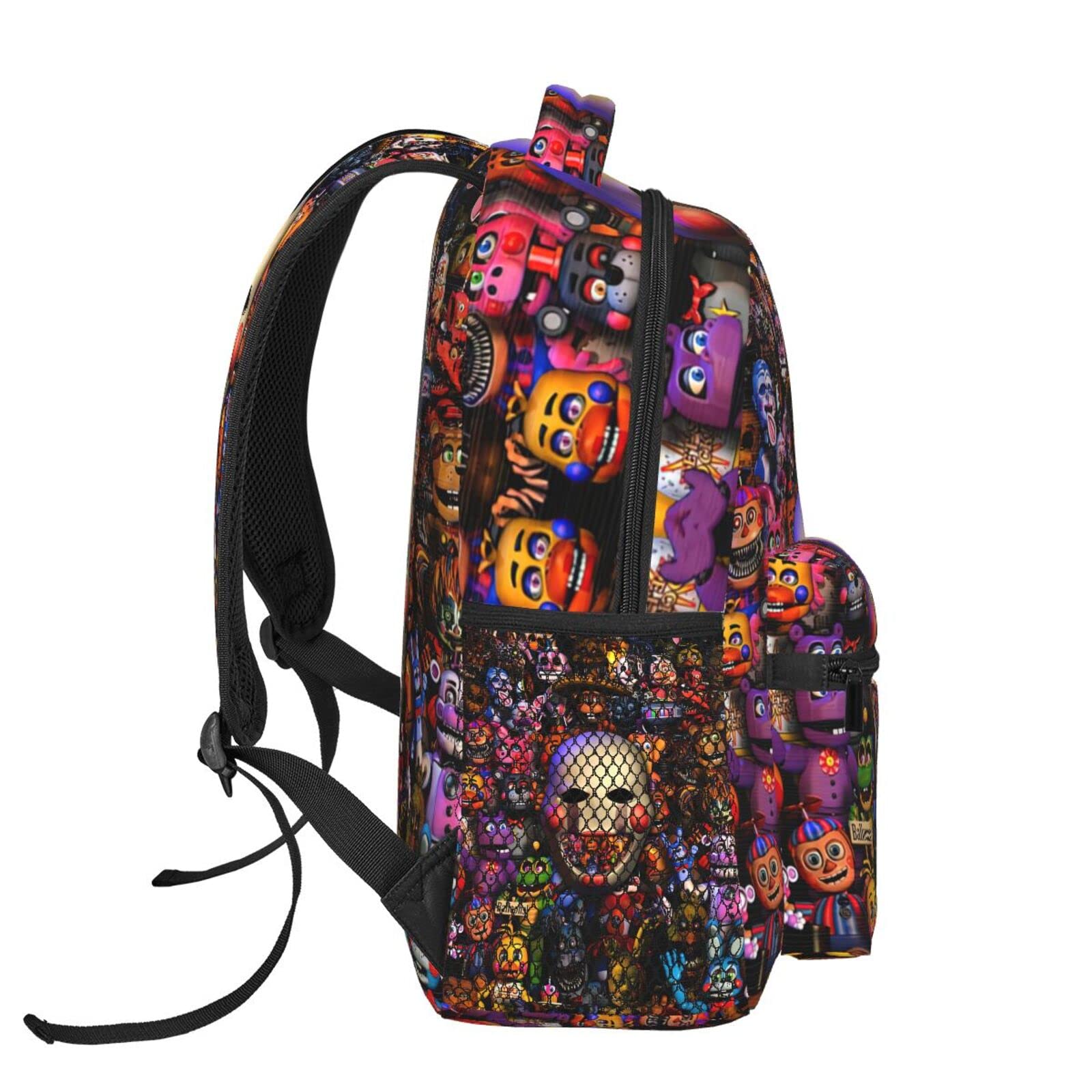 WILADU Leisure Travel Bag Work Backpacks Five Horror Nights Video At Game Freddy'S Backpack Lightweight Daypack Fashion Laptop Backpack Classical Basic Briefcase Laptop Bag