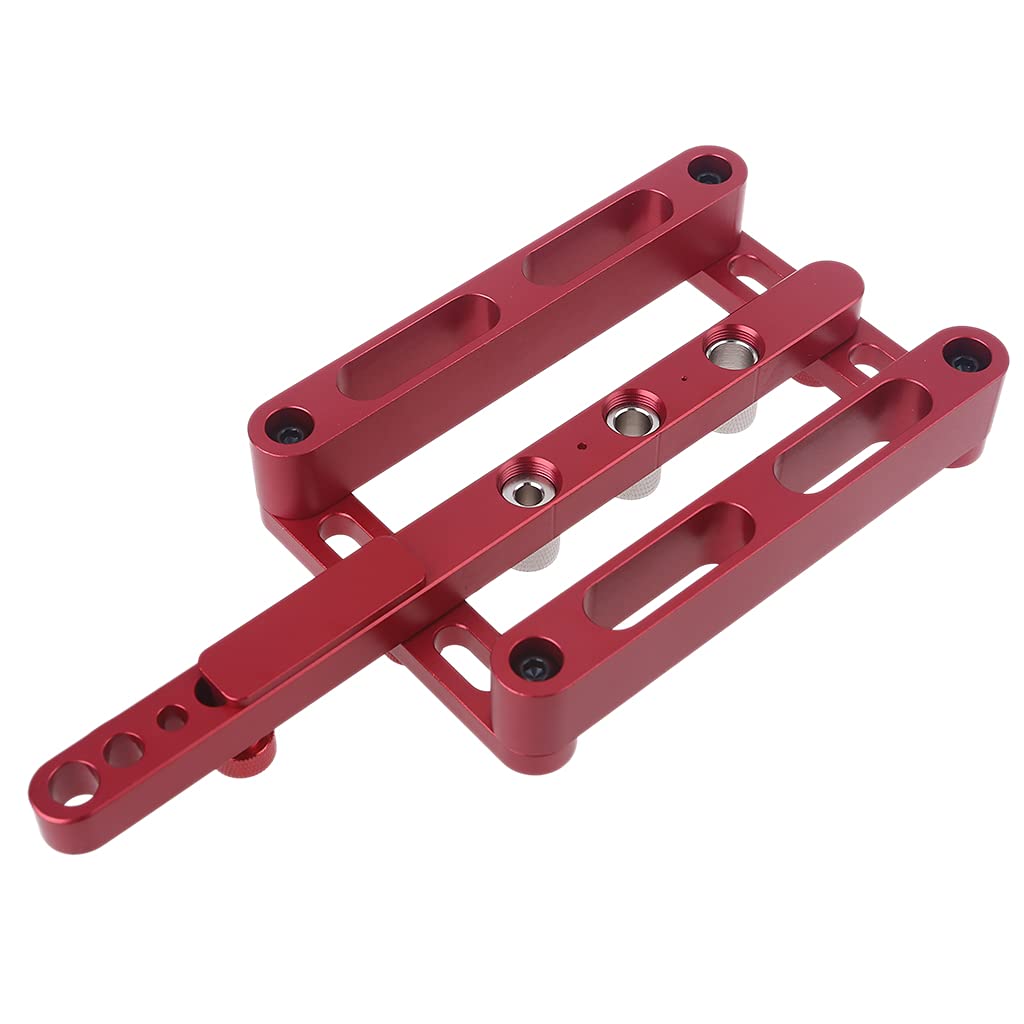 Self Centering Dowelling Jig For Metric Dowels 6/8/10mm Precise Drilling Jig Accessories Woodworking Three-in-one Tool Dowel Jig Kit Ysisly