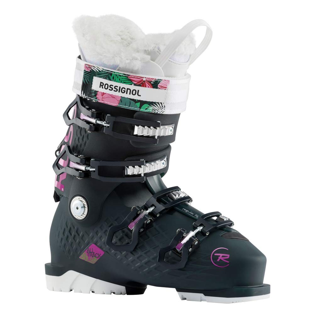Rossignol Alltrack 80 Ski Boots Womens Sz 6.5 (23.5) Black/Green