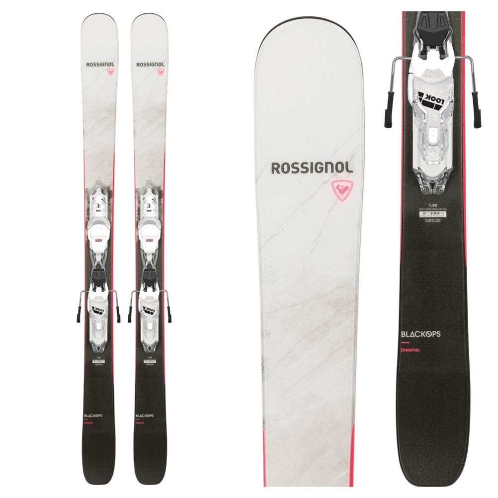 Rossignol Black Ops Dreamer Womens Skis 140 W/Look Xpress W 10 GW Bindings