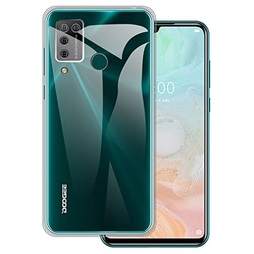 Shantime Doogee N20 Pro Case + Universal Mobile Phone Lanyards, Neck/Crossbody Soft Strap Silicone TPU Cover Bumper Shell for Doogee N20 Pro (6.3β)