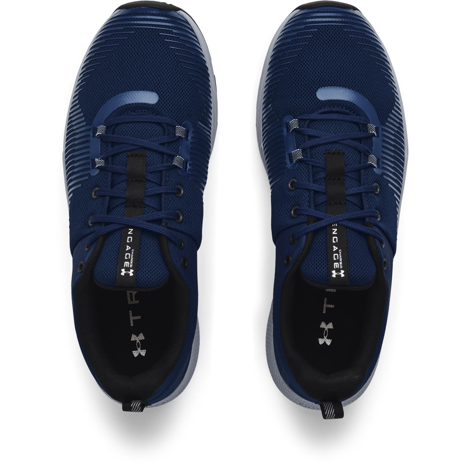 Under Armour Mens Charged Engage Cross Trainer, Academy Blue (401 Steel, 7.5 US