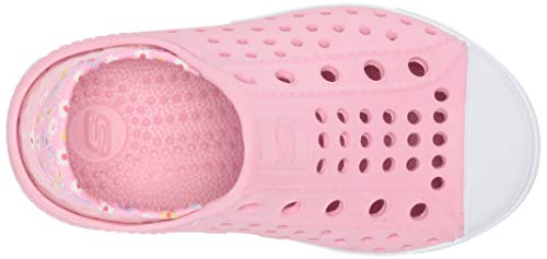 Skechers Girl's Foamies Guzman Steps - Sun Princess sneaker, Light Pink, 6 Little Kid