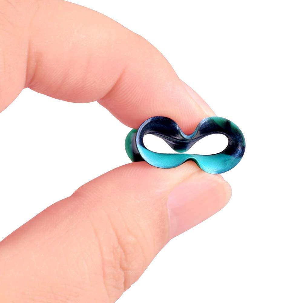 YOFANST 27 Pairs Soft Silicone Ear Gauges Plugs Double Flared Tunnels Flexible Ear Piercing Colorful Set 00G