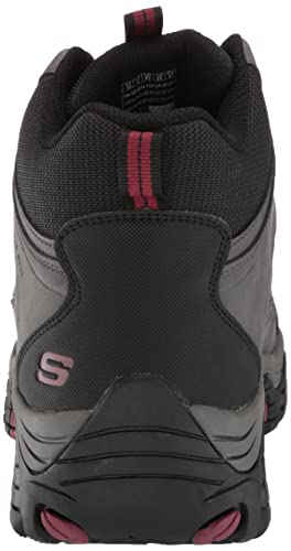 Skechers USA Men's mens Hiking Boot, Black/Grey, 10 US