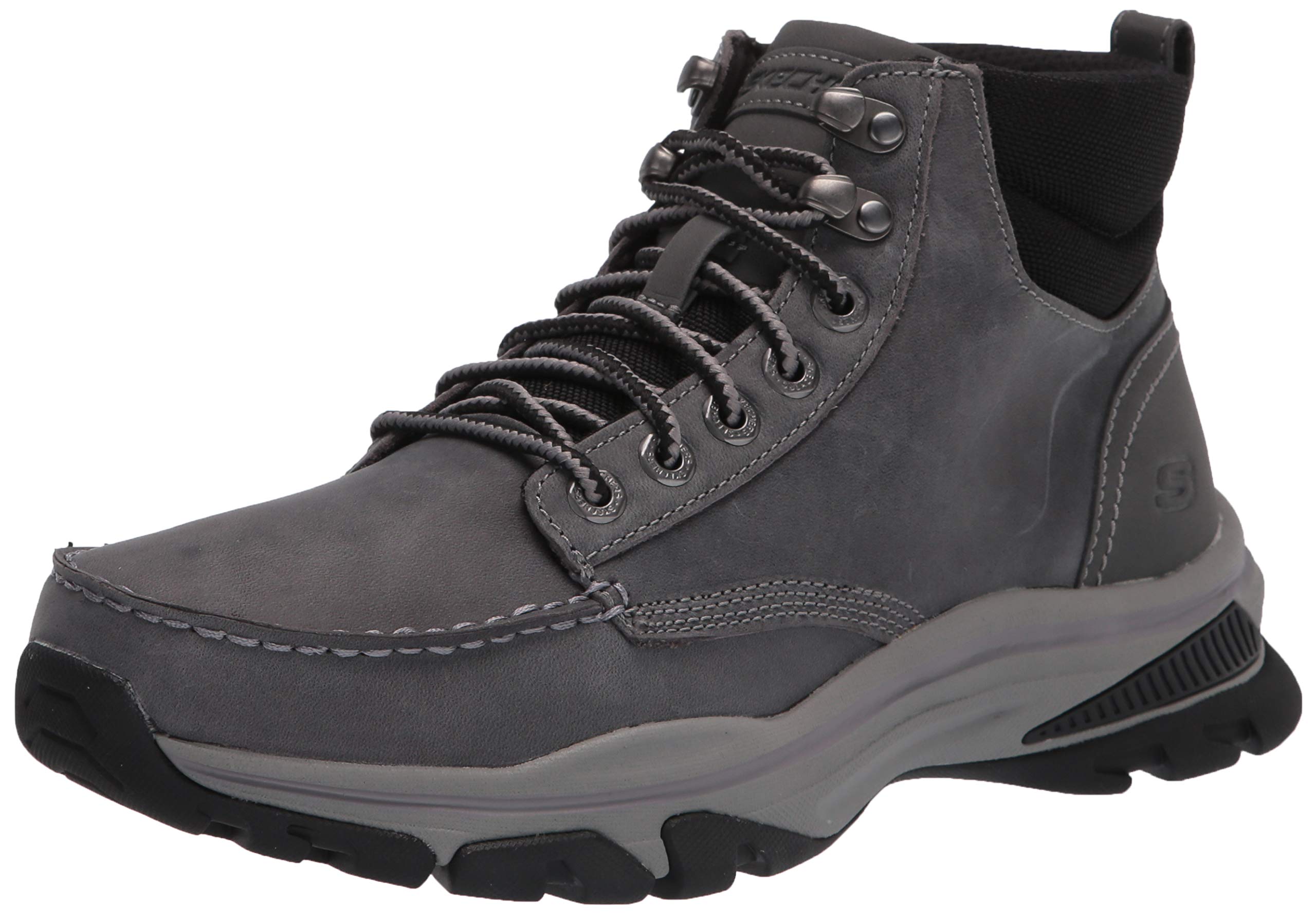 Skechers USA Men's mens Hiking Boot, Grey, 11.5 US