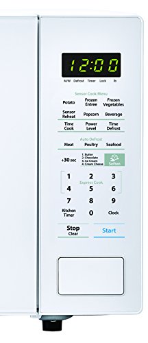 SHARP White Carousel Cu. Ft. 1000W Countertop Microwave Oven (ISTA 6 Packaging), 1.4 Cubic Foot, 1000 Watts