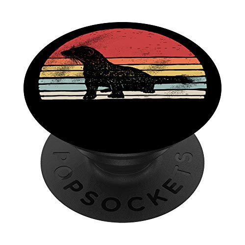 Vintage Retro Weasel PopSockets Grip and Stand for Phones and Tablets