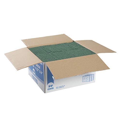 Royal Green Medium Duty Scouring Pads, 4.5 Inch x 6 Inch, Package of 60