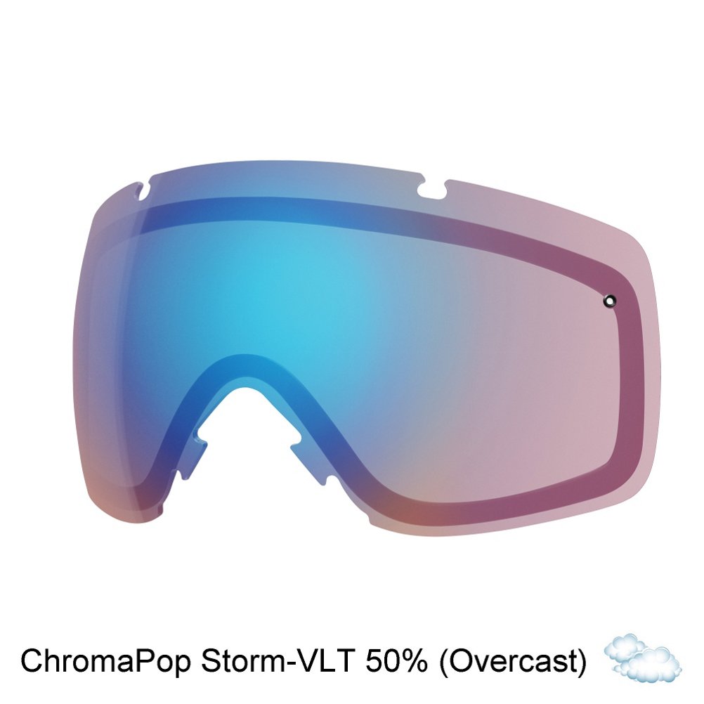 SMITH I/O Snow Goggles Replacement Lens ChromaPop Storm Rose Flash