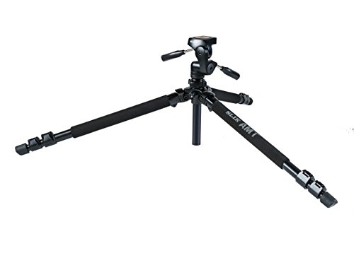 SLIK Pro 700DX Tripod KIT with 3-Way Pan & Tilt Head, for Mirrorless/DSLR Sony Nikon Canon Fuji Cameras and More - Black (615-316)