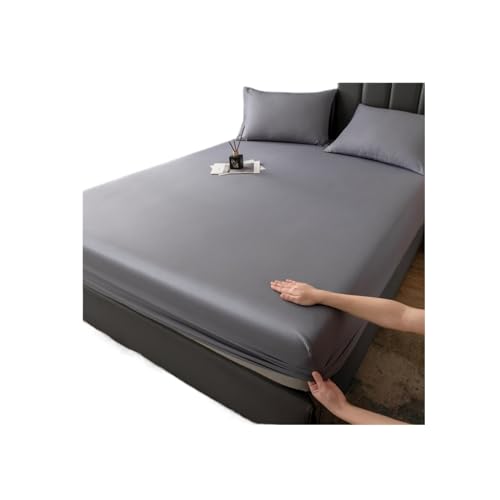 TAMSOI Bedding Comforter Sets, Waterproof Mattress Protector Cover Elastic Fitted Sheet Anti-Slip Breathable Bedspread Couple Mattress (Size : 80x200x30cm)