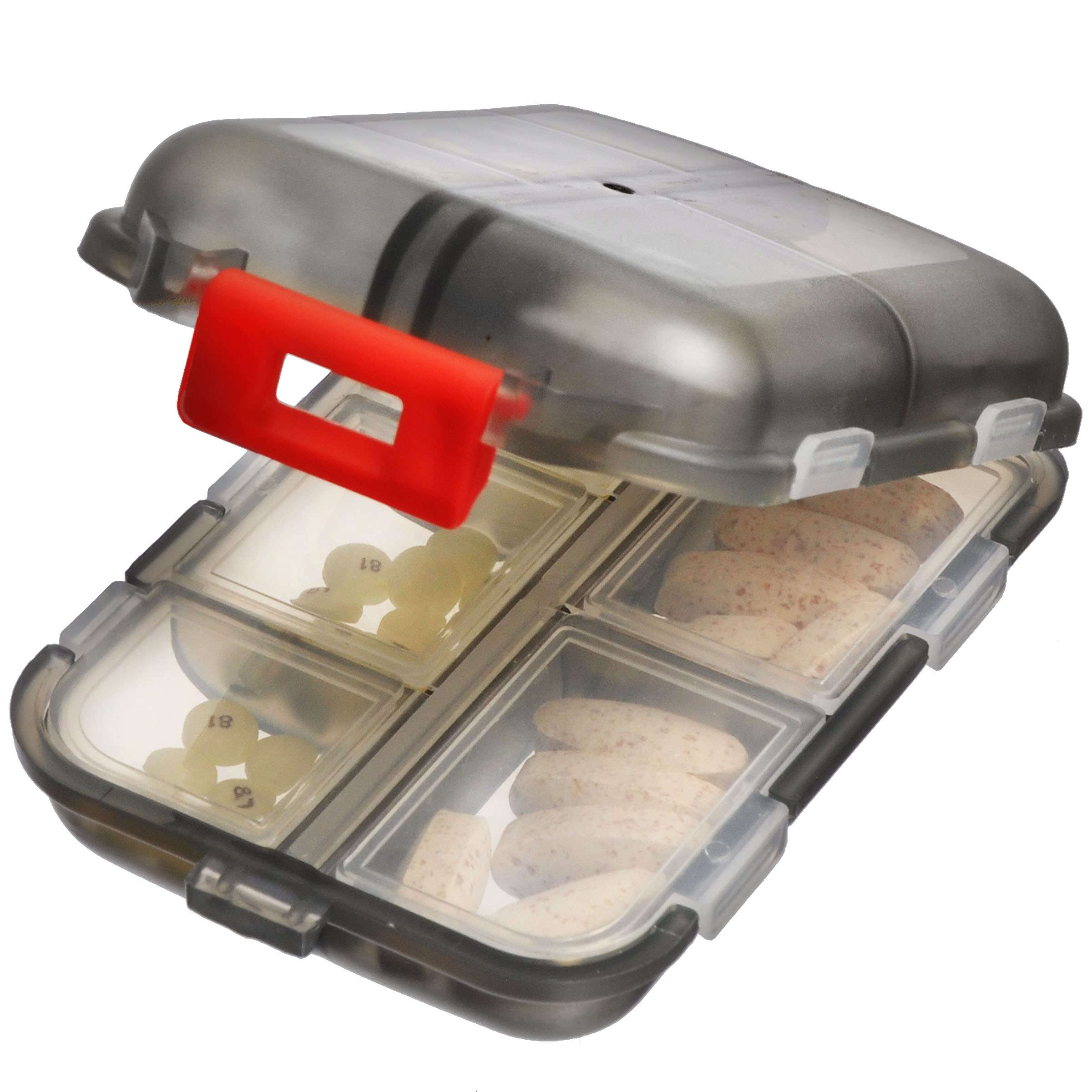 UNIS Foldable Pill Organizer Portable Case Box Medication Supplements EDC Pill Medicine Container 10 Compartments