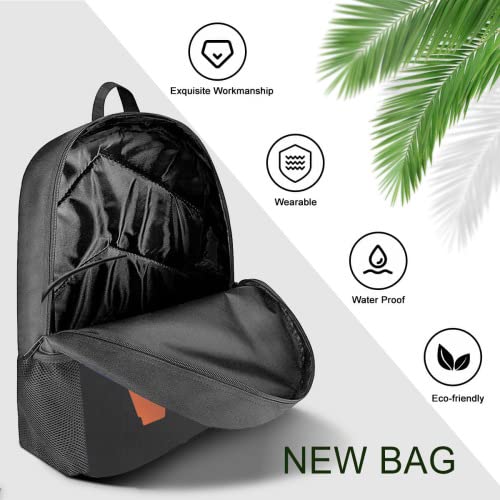 Ynxhroe Backpack 17 Inch Laptop Backpack 3d Print Fashion V Letter Durable Hiking Backpack for Men Women Kids Travel