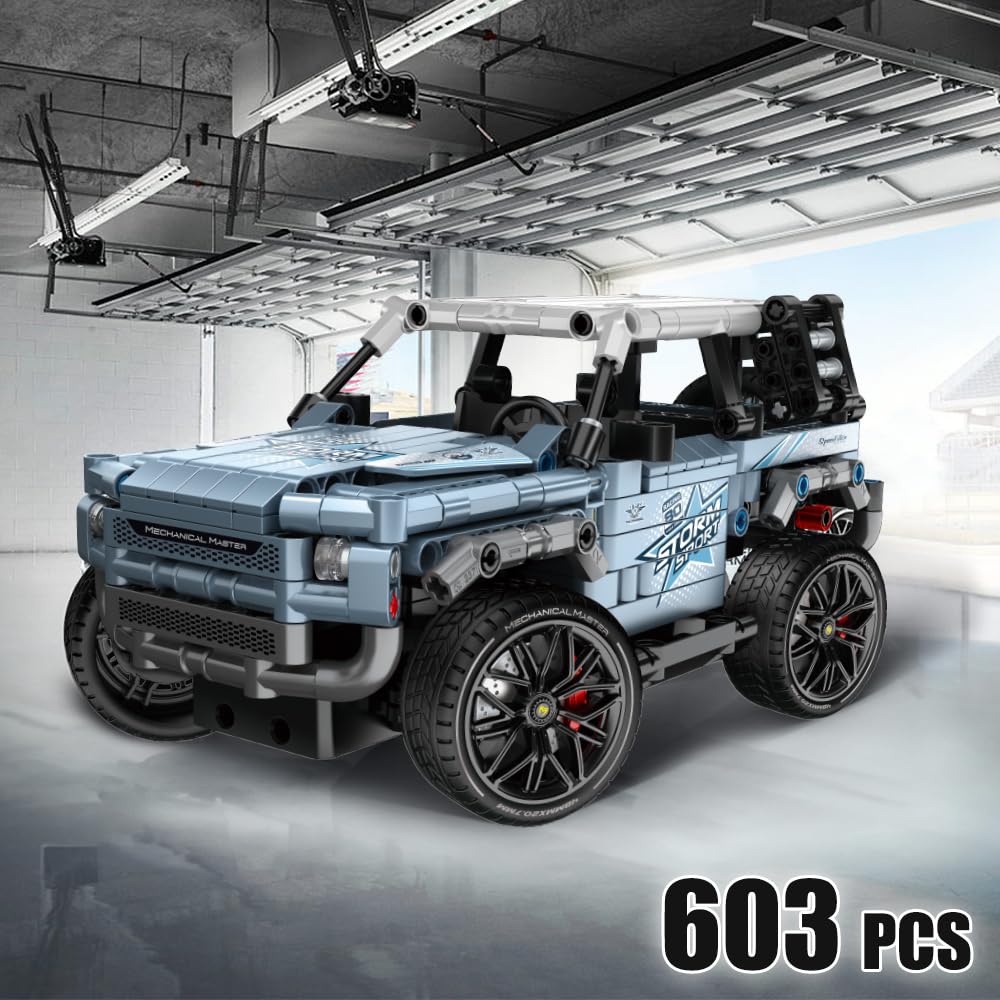 RiceBlock Ford Raptor RC Block Set with Handheld Controller, Speed and Sports Car for Boys Aged 8-12 Years, 443 Pieces.…