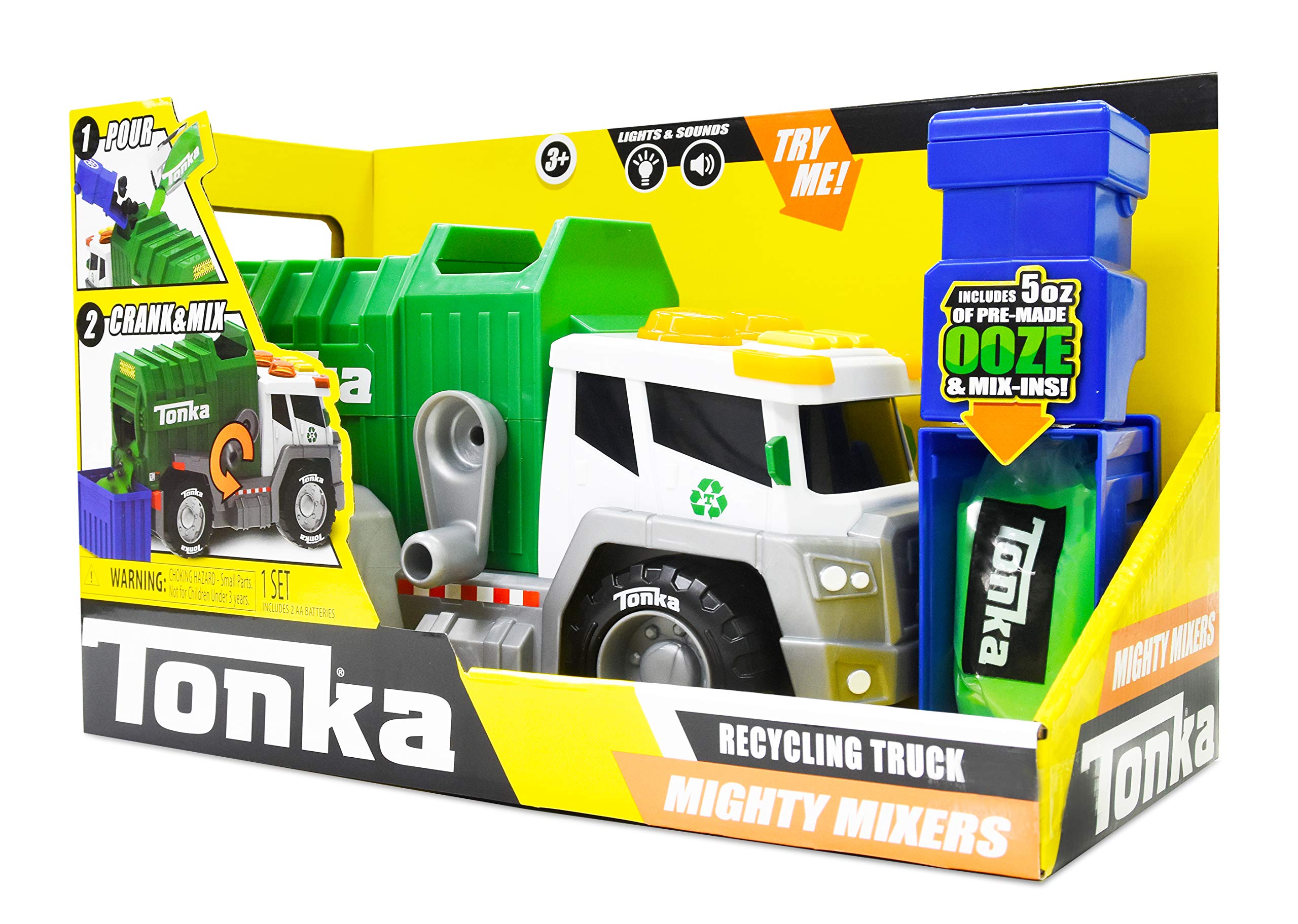 Tonka - Mega Machines Mighty Mixers L&S - Recycling Truck