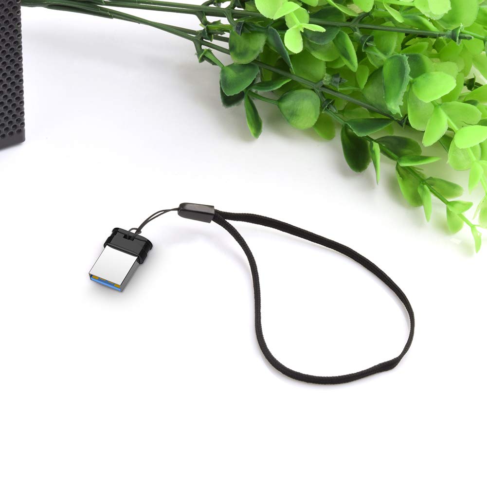 TOPESEL 64GB USB 3.0 Flash Drive Thumb Drive USB Drive Memory Stick Data Storage Jump Drive with Lanyard Black