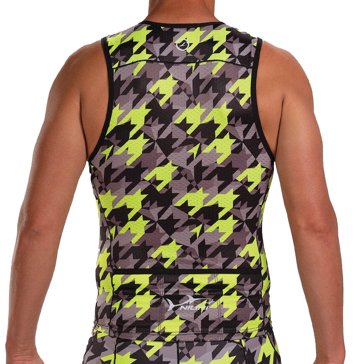 Zoot Men’s LTD Triathlon Tank Top – Mens Triathlon Top and Compression Tank w/Primo Fabric & Pockets (NIUHI, Medium)