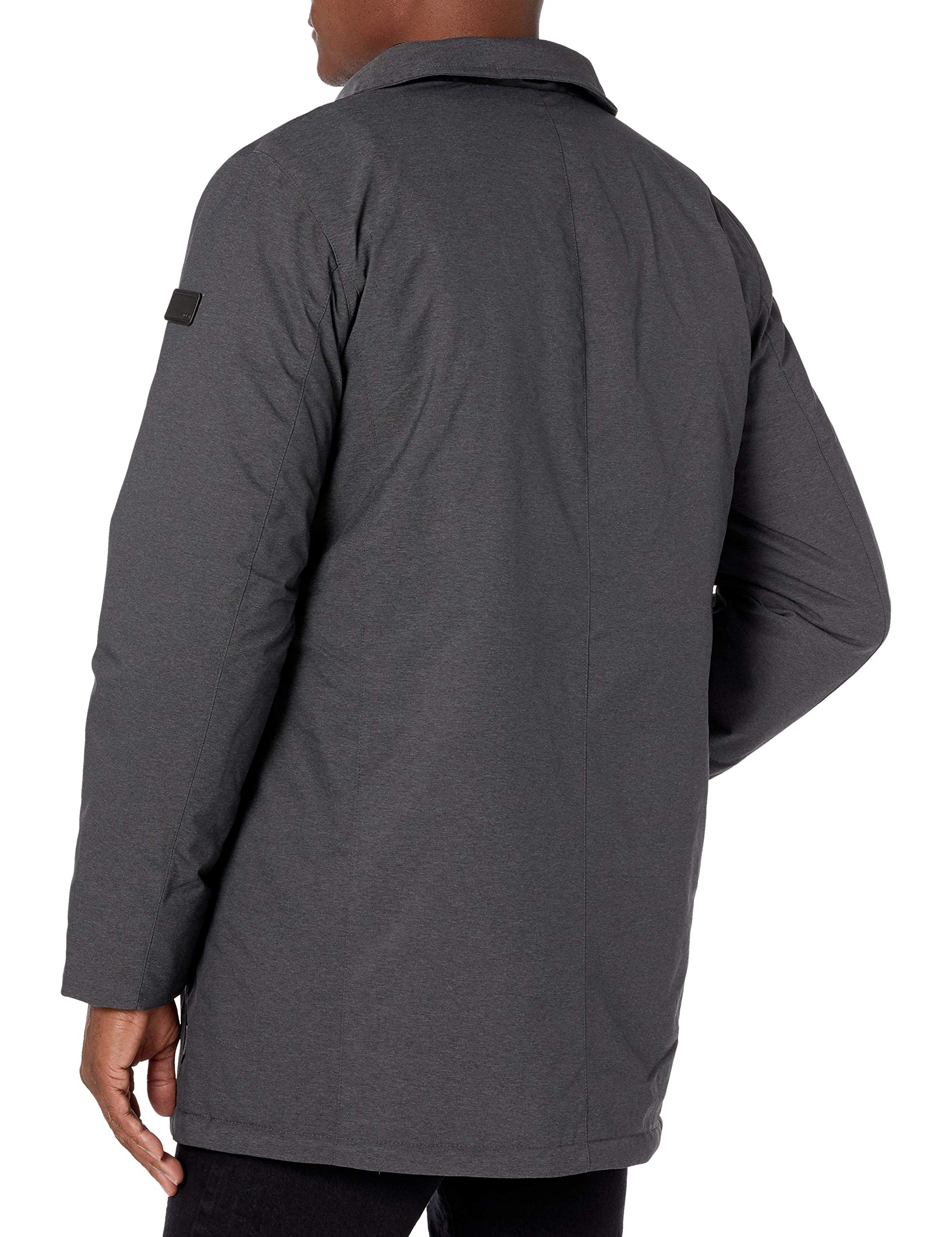 TUMI Men's Business Preferred Tech Mac, Charcoal Melange, XX-Large
